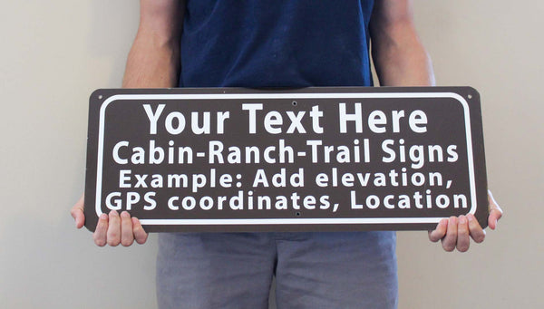 Custom Metal Forest Service Sign | Signs of the Mountains